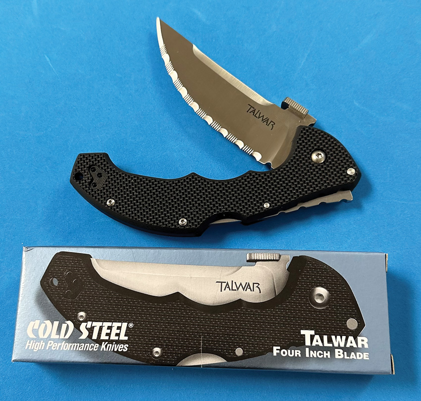 CHLT00018 Lynn Thompson Collection Talwar 4" Serrated Nože Nůž